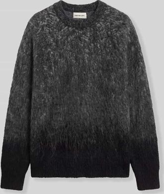 Calvin Klein Jeans Relaxed Fit Pullover aus Schurwolle mit Ombre-Effekt