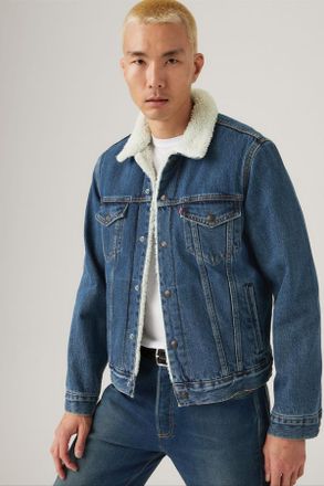 Levi's Type 3 Sherpa Trucker Jacke - Herren - Blau / Blau