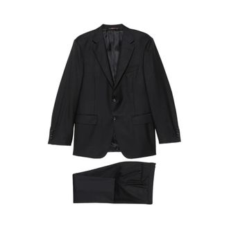 Canali As10315 Anzug - - Suits - Herren - Blau - 5XL