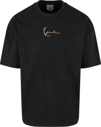 Karl Kani Herren KM214-084-1 Small Signature Heavy Jersey Tee Black, XS