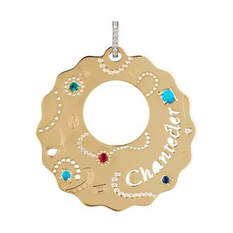 CHANTECLER Goldanh&auml;nger mit Diamant - - Accessories - Damen - Gelb - ONE SIZE