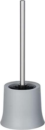 WENKO WC-Garnitur Mod. Basic, offener Toilettenbürstenhalter für das Badezimmer und die Gäste-Toilette, inkl. Toilettenbürste, aus mattiertem Kunststoff, Ma