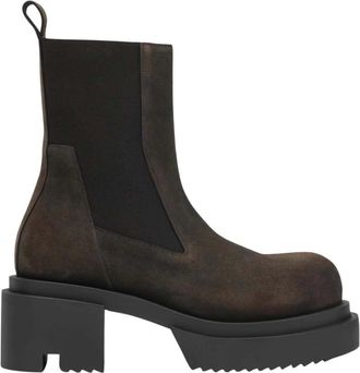 Rick Owens Homme, Chaussures, Bleu, Taille: 40 EU Beatle Bogun Boot