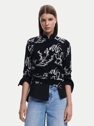 Desigual Pullover 25SWJF04 Schwarz Regular Fit