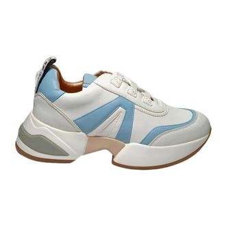 Alexander Smith Femme, Chaussures, Blanc, Taille: 38 EU Pelle Baskets