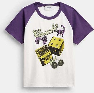 Coach Charms Raglan-T-Shirt Aus Biobaumwolle