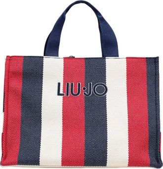 Liu Jo Femme, Sacs, Multicolore, Taille: ONE Size L Tote Striped Canvas