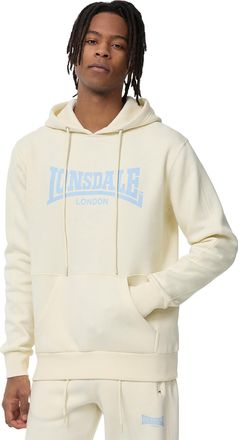 Lonsdale Herren Kapuzensweatshirt Normale Passform BELMADUTHY Beige/Blue XL 117383