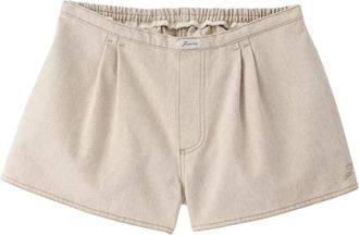 Jacquemus Femme, Shorts, Beige, Taille: 40 FR Amelo de-N&icirc;mes denim shorts