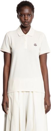 Moncler Logo Patch Cotton Piqu&eacute; Polo Shirt