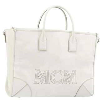 MCM Pre-owned Tote Bag - - Pre-owned - Damen - Wei&szlig; - ONE SIZE