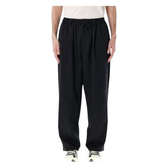 Yohji Yamamoto Feine Woll-Trainingshose - - Trousers - Herren - Schwarzk - S