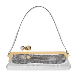 Jacquemus Femme, Sacs, Gris, Taille: ONE Size La Pochette Salon Shoulder Bag