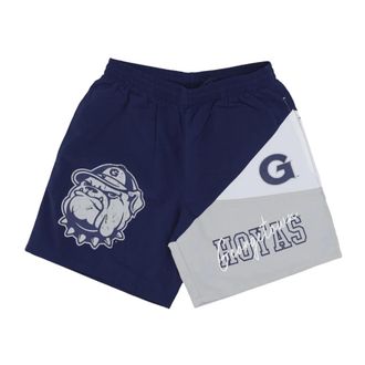 Mitchell & Ness Georgetown Hoyas Vintage Logo Shorts - - Shorts - Herren - Blau - M