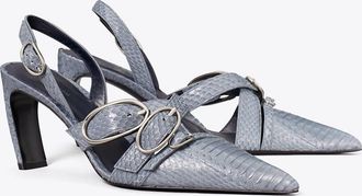 Tory Burch Slingback mit mehreren Schnallen