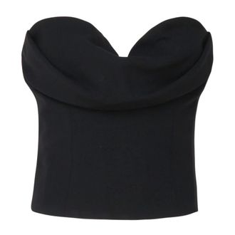Magda Butrym Re26 Corset - Femme - Tops - Noir - Taille: 32 FR