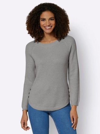 Witt Strickpullover Pullover Langarm Struktur, Perlmuster