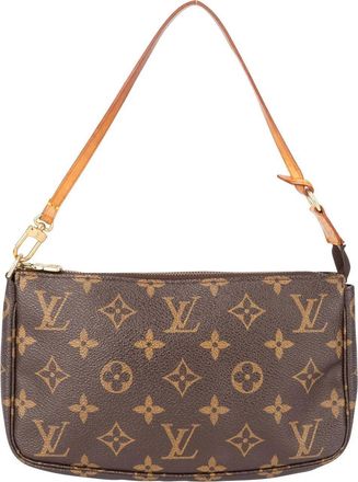 Louis Vuitton Crossbody Bags - Louis Vuitton Canvas Monogram Pochette Accessoire - Gr. unisize - in Bunt - f&uuml;r Damen