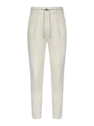 Eleventy Pantalons D&eacute;contract&eacute;s - Blanc