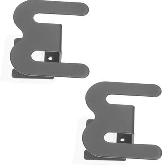 Soimiss 2 Stück Wandmontierter Badezimmer Hausschuhhalter ohne Bohren Platzsparend Robuster Slipper Organizer für Kleine Räume Stilvolles Design Einfache Mont