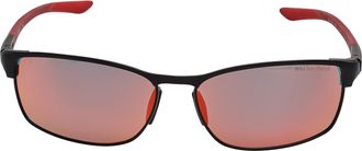 Nike Herren Rechteckige Moderne Metall Sonnenbrille M DZ7366