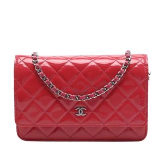 Chanel Pre-owned Wallet On Chain - Femme - Pre-owned - Rouge - Taille: ONE Size