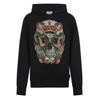 Philipp Plein Herren, Sweatshirts & Hoodies, Schwarzk, MGr&ouml;&szlig;e