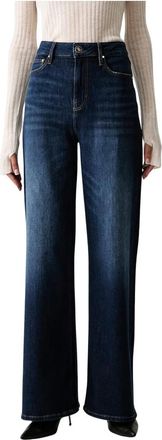 Guess Jean large Bellflower - Femme - Jeans - Bleu - Taille: W29 L34