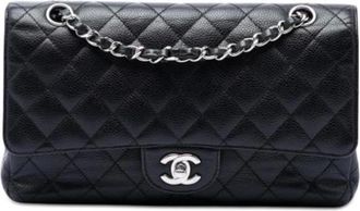 Chanel Pre-owned Sac Bandouli&egrave;re Vintage Double Flap - Femme - Pre-owned - Noir - Taille: ONE Size