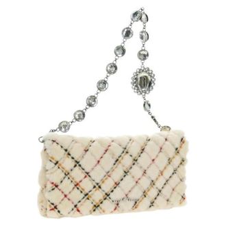 Miu Miu Pre-owned Fur Shoulder Bag - - Pre-owned - Damen - Beige - ONE SIZE