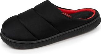 Isotoner Chaussons pantoufles Mules homme semelle bloup xtra confort 44 noir