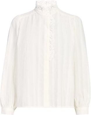 Suncoo Baumwollbluse gemischt - Wei&szlig;