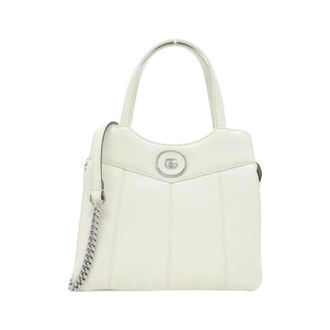 Gucci Pre-owned Petite GG Leder Schultertasche - - Pre-owned - Damen - Beige - ONE SIZE