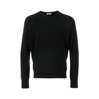 Barba Rundhals-Strickpullover - - Knitwear - Herren - Schwarzk - L