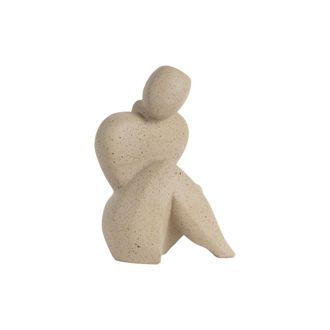 Present Time Ornament Abstracto Tip Large - Braun - 17x11x22cm - Bio - Kunststoff - Dekoaufsteller - Deko Wohnzimmer & Schlafzimmer Weihnachtsdekoration - Geschenk