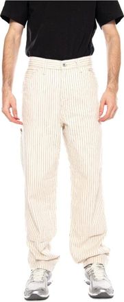 Levi's Homme, Pantalons, Blanc, Taille: W34 L32 568 Double-Knee Straight