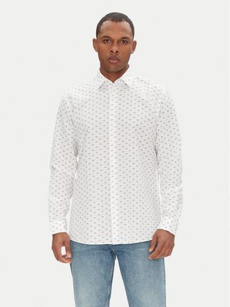 HUGO BOSS Hemd Valerio 50539802 Weiß Modern Fit