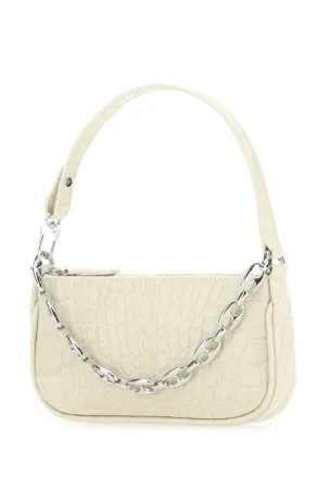 by FAR Womens Ivory Leather Mini Rachel Handbag Cream Borse A Mano Bag