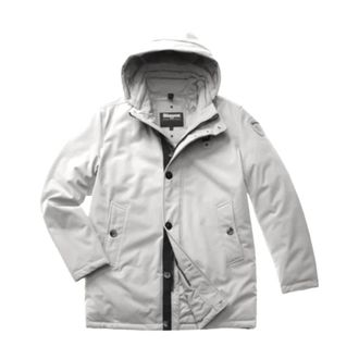 Blauer Parka lungo - - Jackets - Herren - Wei&szlig; - XL