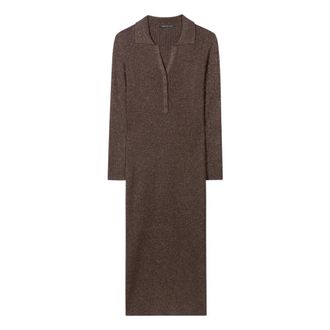 Luisa Cerano Rievota Strickkleid mit Glanz - - Dresses - Damen - Braun - S