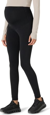 Amazon Essentials Damen Active FormFlex Buttery Soft Umstands-Leggings für Yoga und Workout, hoher Bund, volle Länge, Schwarz, XXL