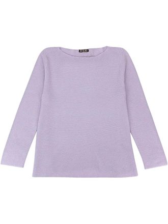 Loro Piana pull à encolure bateau - Violet