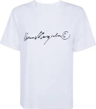 Maison Margiela Femme, Tops, Blanc, Taille: 40 FR T-Chemises