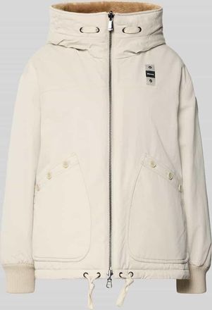 Blauer Regular Fit Jacke mit Zweiwege-Rei&szlig;verschluss Modell ROSECLAIR
