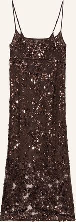 Baum Und Pferdgarten Baum Und Pferdgarten Cocktailkleid Avani Aus Mesh Mit Pailletten braun