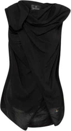 Vivienne Westwood Femme, Blouses et Chemises, Noir, Taille: 38 FR Cross Over Top