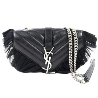 Saint Laurent Sac bandouli&egrave;re vintage Pre-owned - Femme - Pre-owned - Noir - Taille: ONE Size