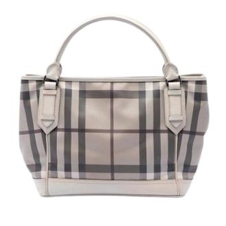 Burberry Sac cabas en toile enduite Pre-owned - Femme - Pre-owned - Beige - Taille: ONE Size