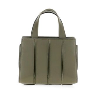 Max Mara Panelled Leather Clutch Bag - - Bags - Damen - Gr&uuml;n - ONE SIZE
