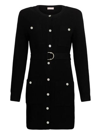 Liu Jo robe courte ceinturée - Noir